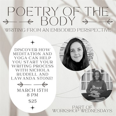 Poetry of the Body: Writing from an Embodied Perspective (2023-03-15 ...