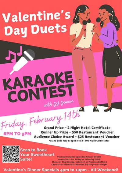 Valentine's Day Duets Karaoke Contest (2025-02-14) | VisitMaryland.org